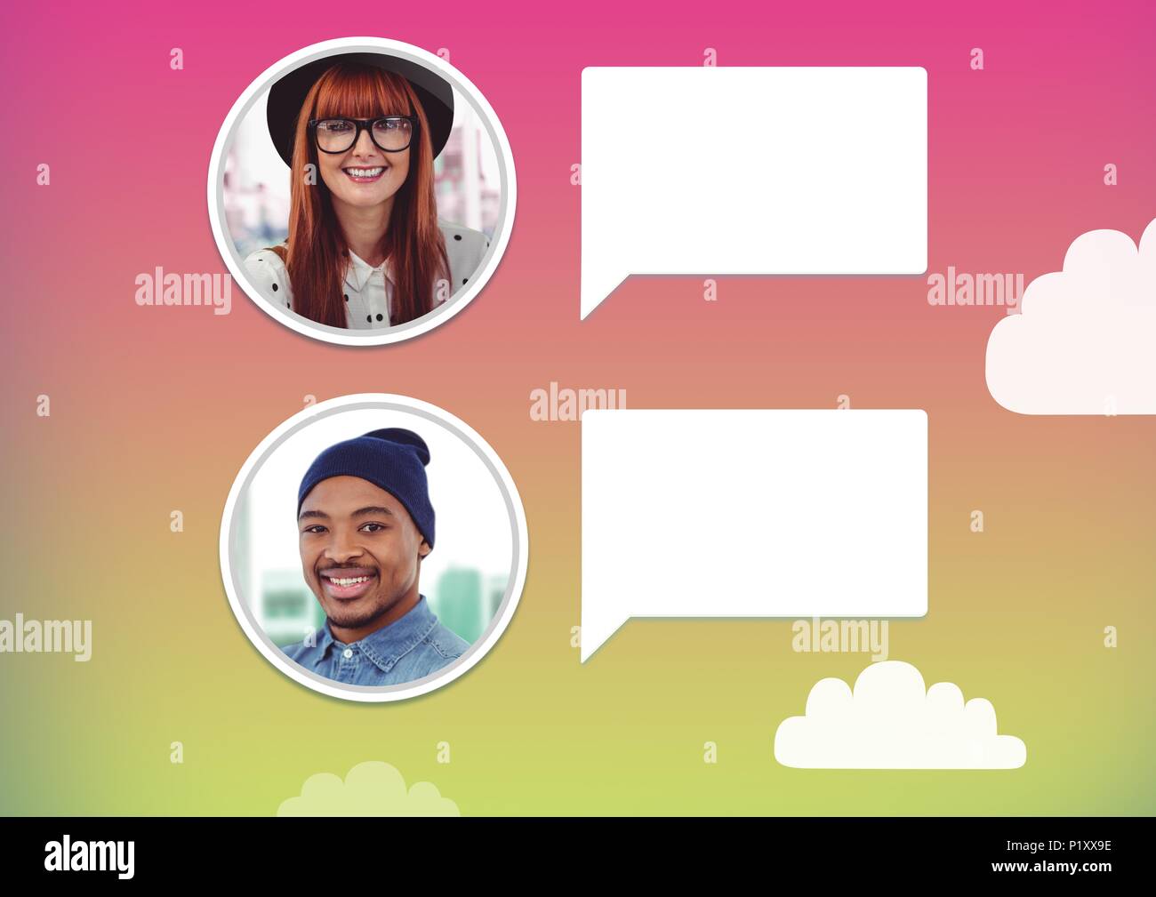 Female profiles hi-res stock photography and images - Alamy