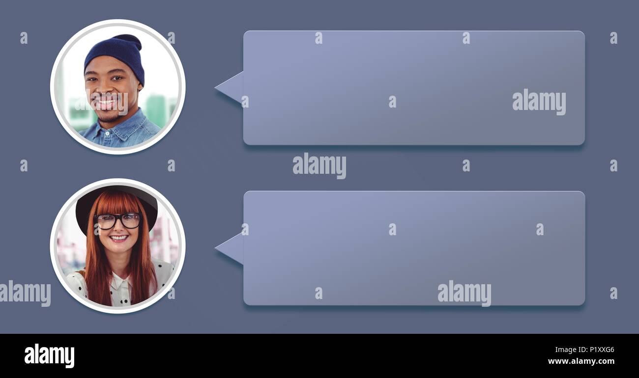 Human profiles hi-res stock photography and images - Alamy