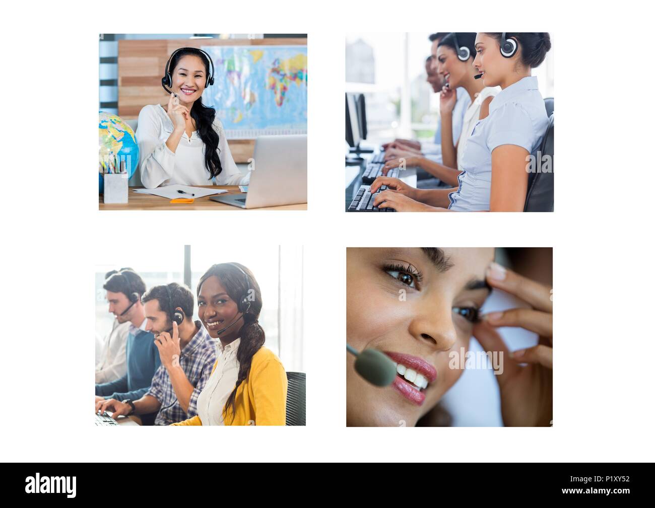 Globe business collage hi-res stock photography and images - Alamy