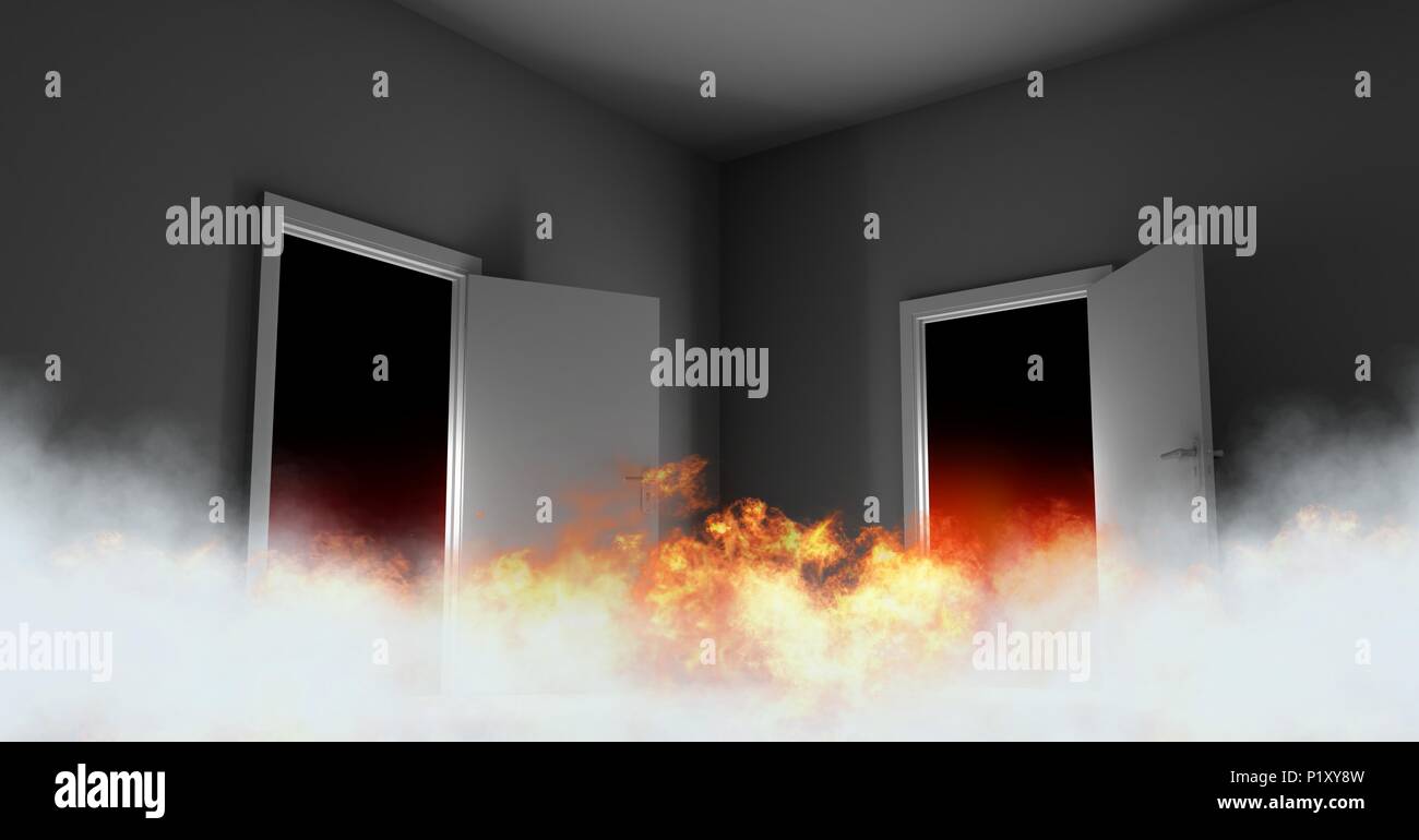 3d doors hi-res stock photography and images - Alamy