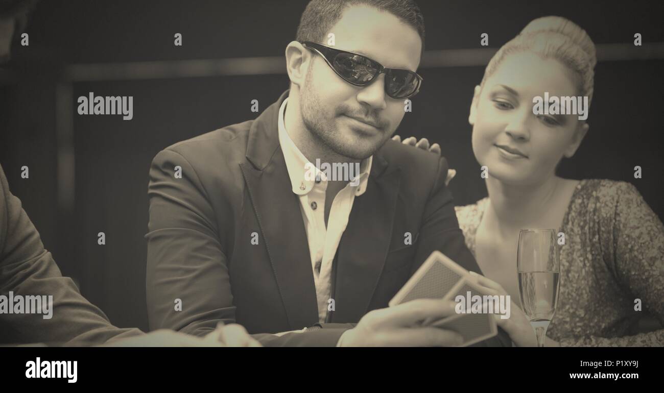 Poker players cards playing hi-res stock photography and images - Alamy