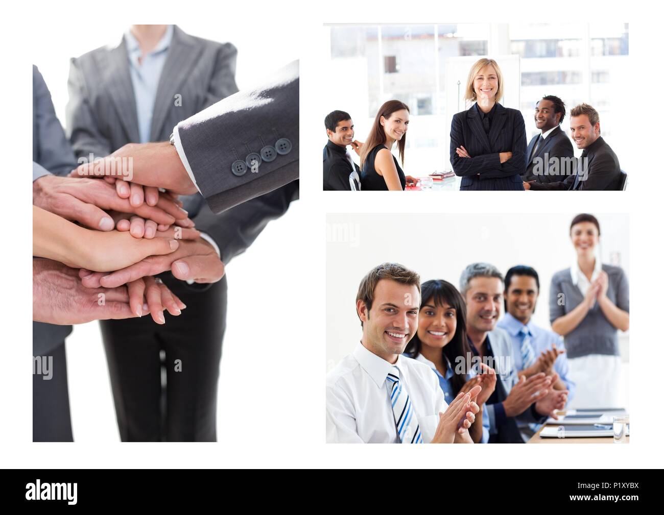 Work colleagues communication teamwork Cut Out Stock Images & Pictures ...