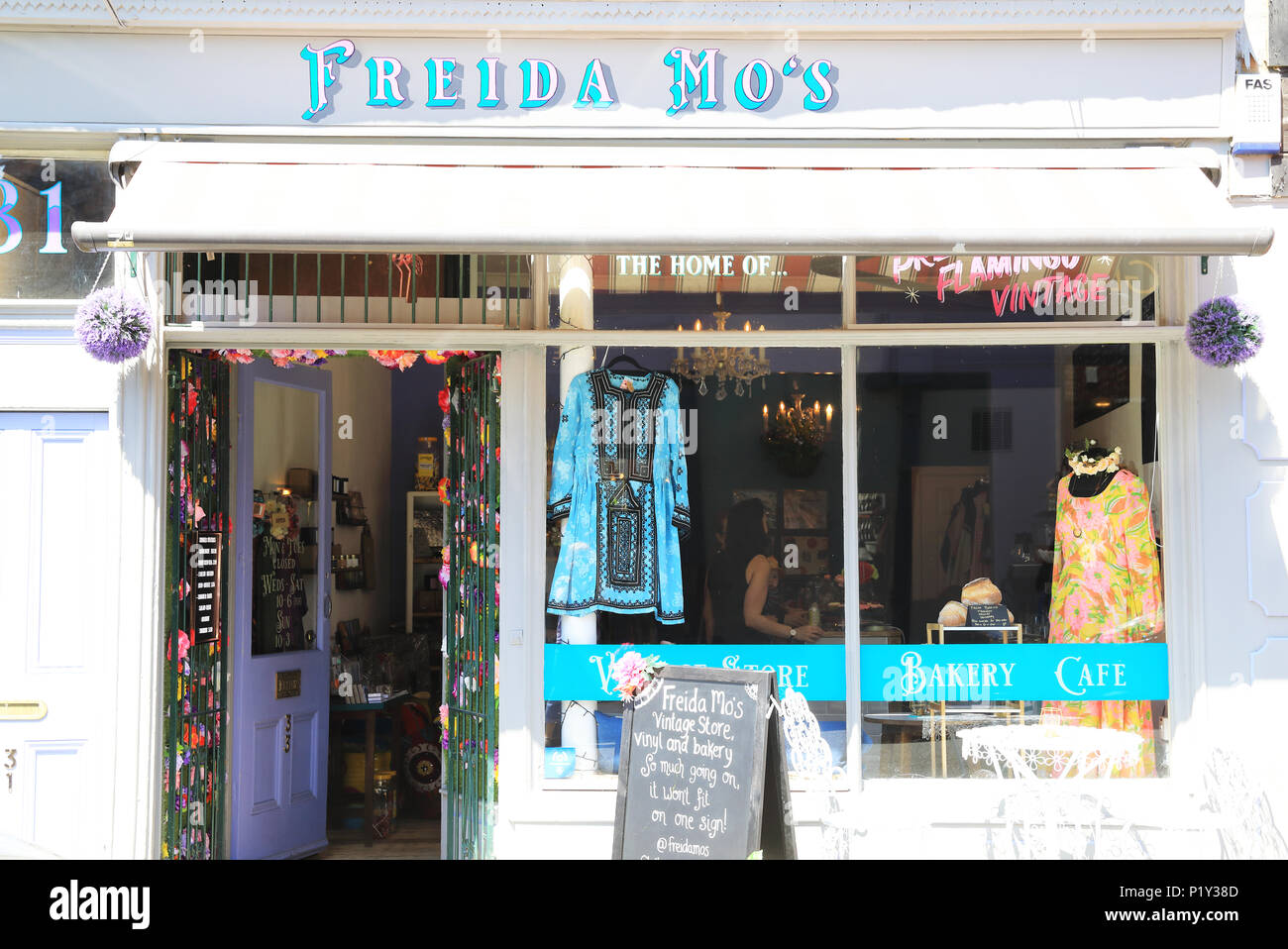 Quirky and bohemian shops, cafes and restaurants line Lark Lane off ...