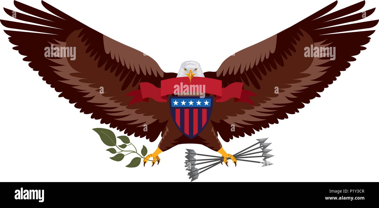 Us military eagle vector insignia hi-res stock photography and images ...