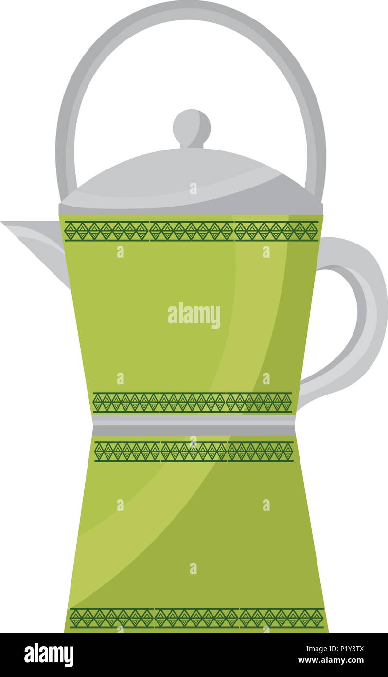 italian coffee maker kitchenware design vector illustration Stock ...