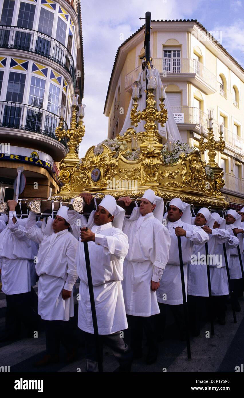 Lucena, religious procession at the Holy week Stock Photo - Alamy