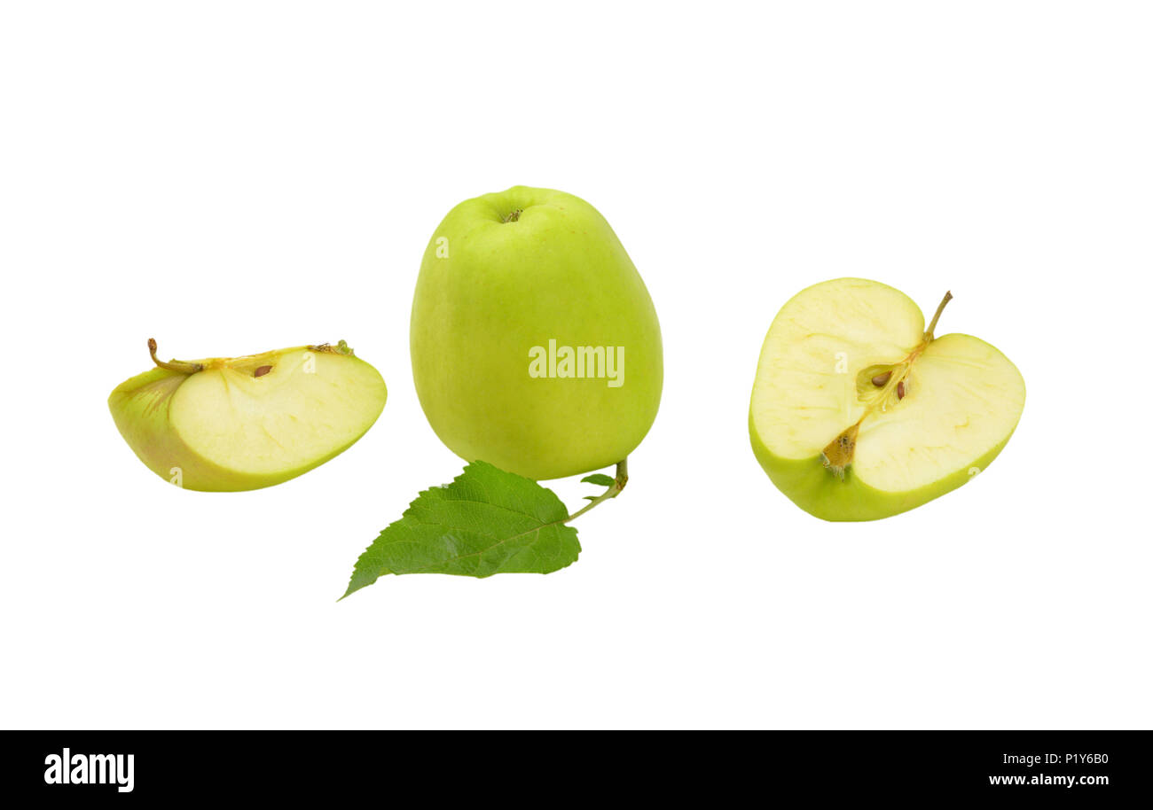 Whole apples Cut Out Stock Images & Pictures - Alamy