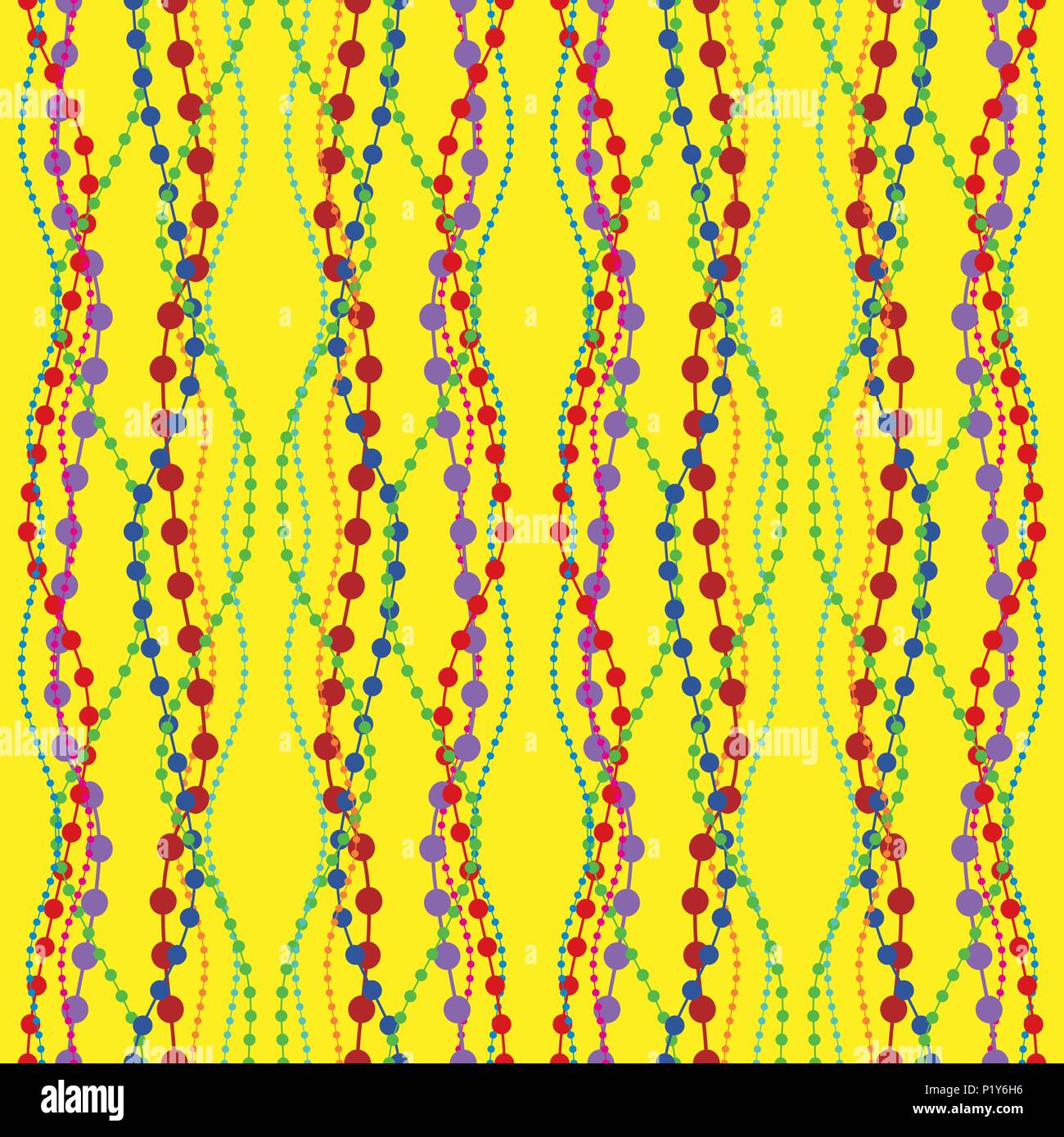 Seamless repeating background simulating beads on threads Stock Vector ...