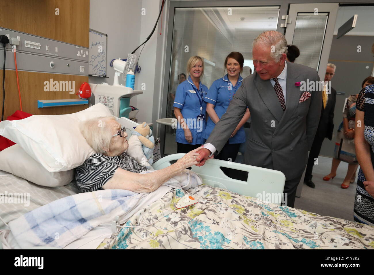 The prince wales meets mary shields hi-res stock photography and images ...