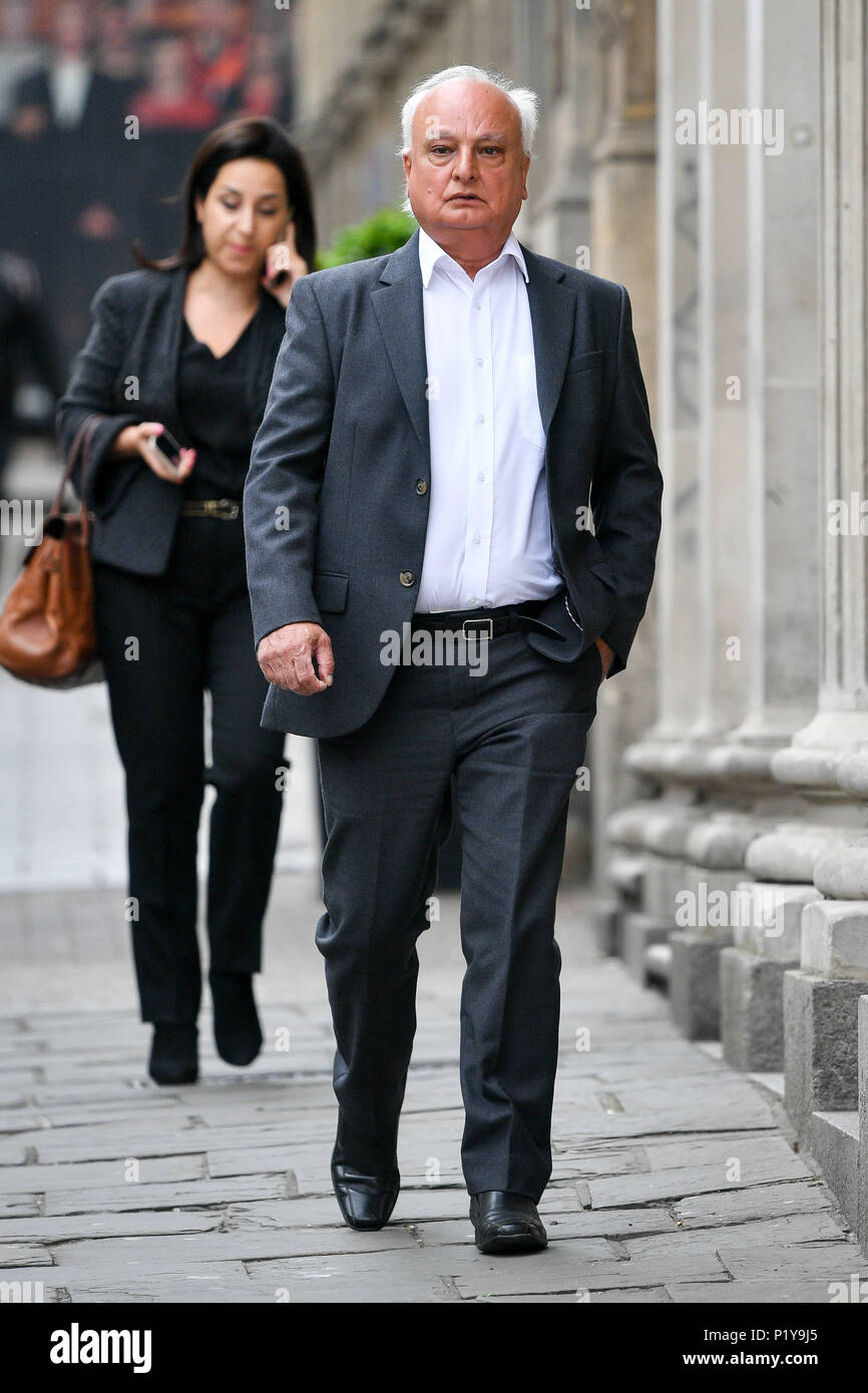 Azhar Mir arrives at Bristol Crown Court, where he is one of eleven men ...