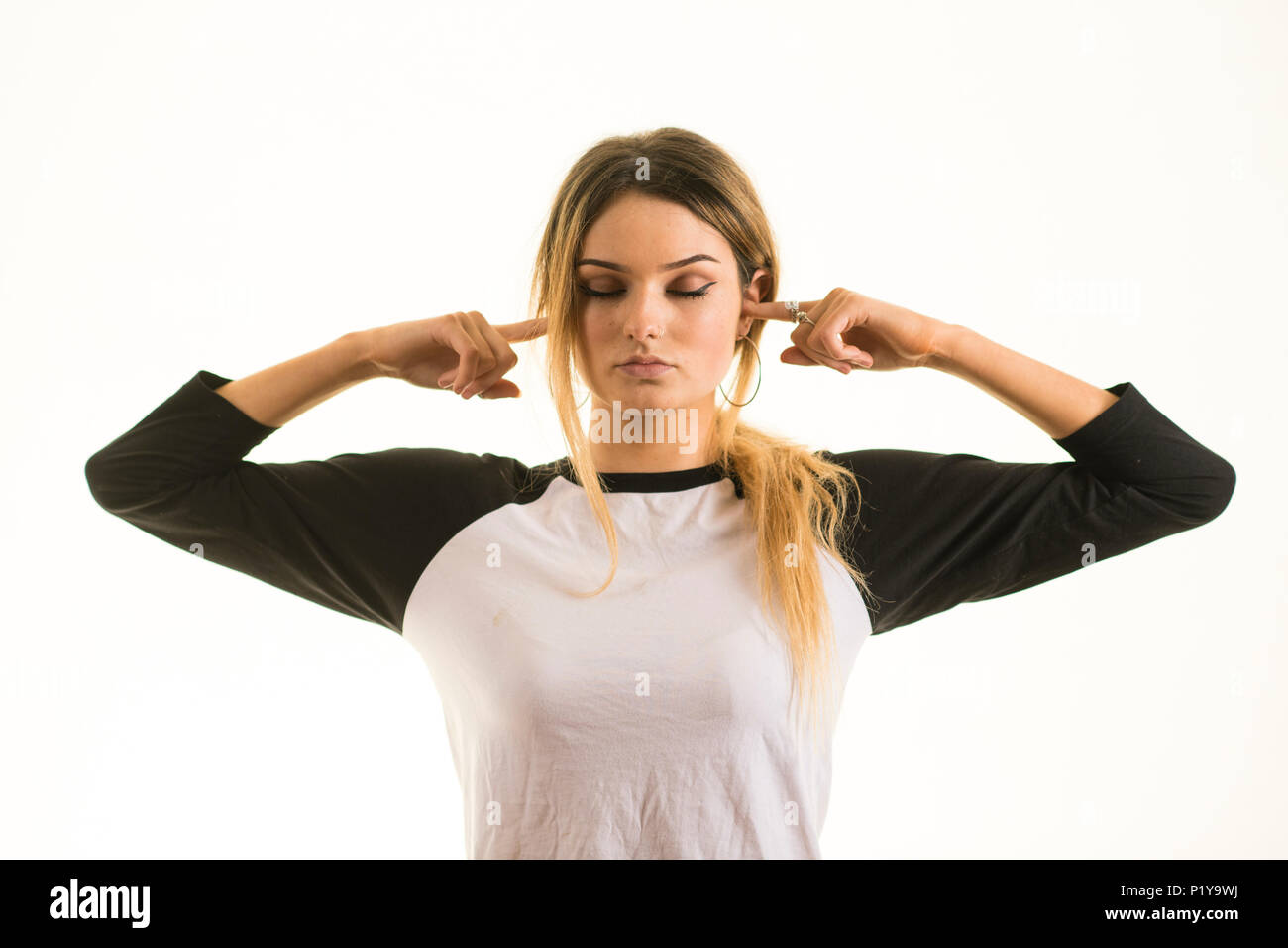 Hearing no evil hi-res stock photography and images - Alamy