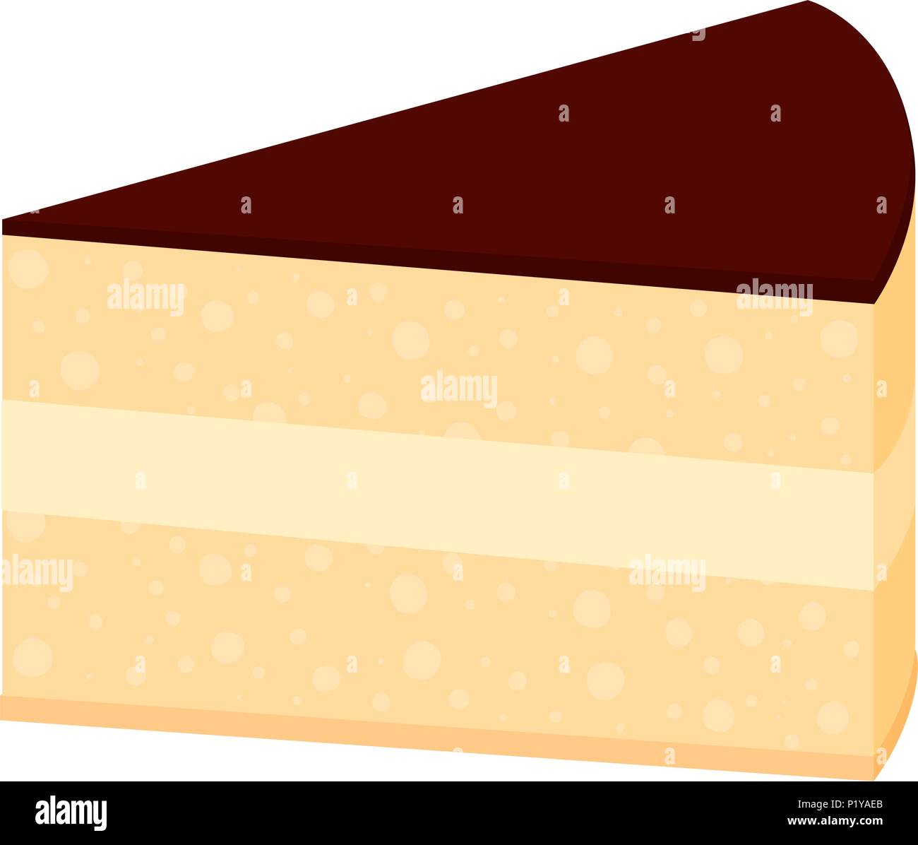 Cartoon cake slice Stock Vector Images - Alamy