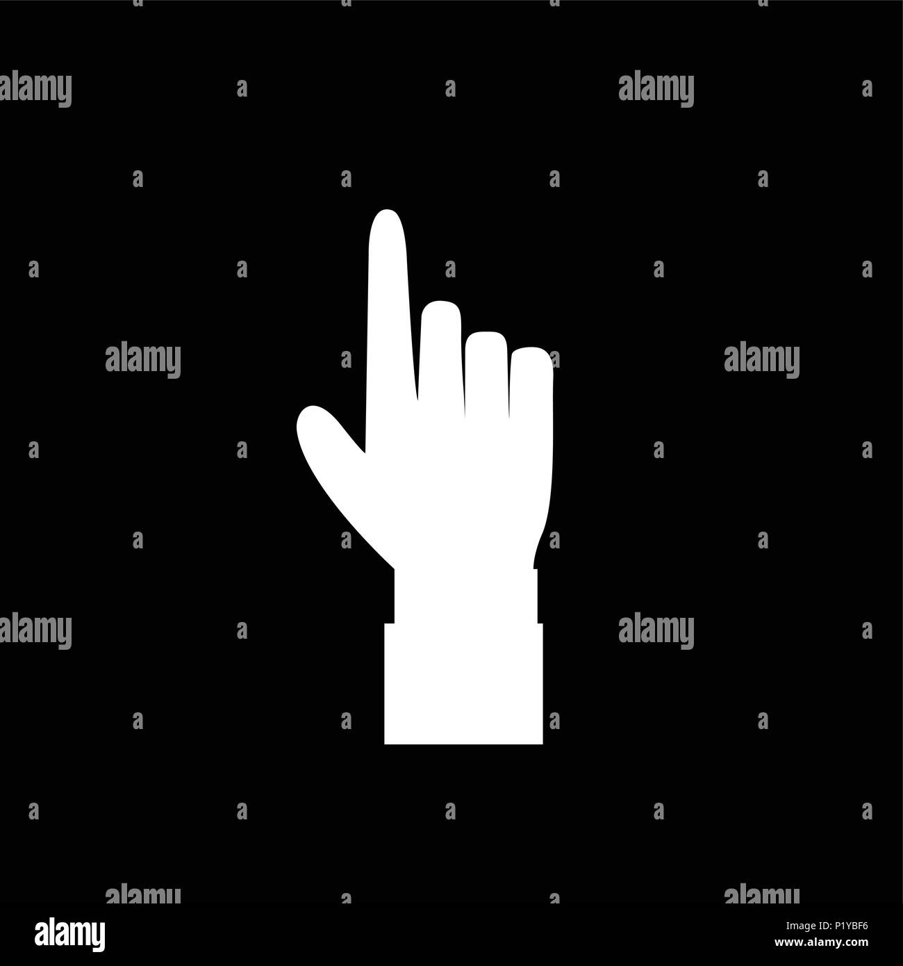 Raised black point Stock Vector Images - Alamy