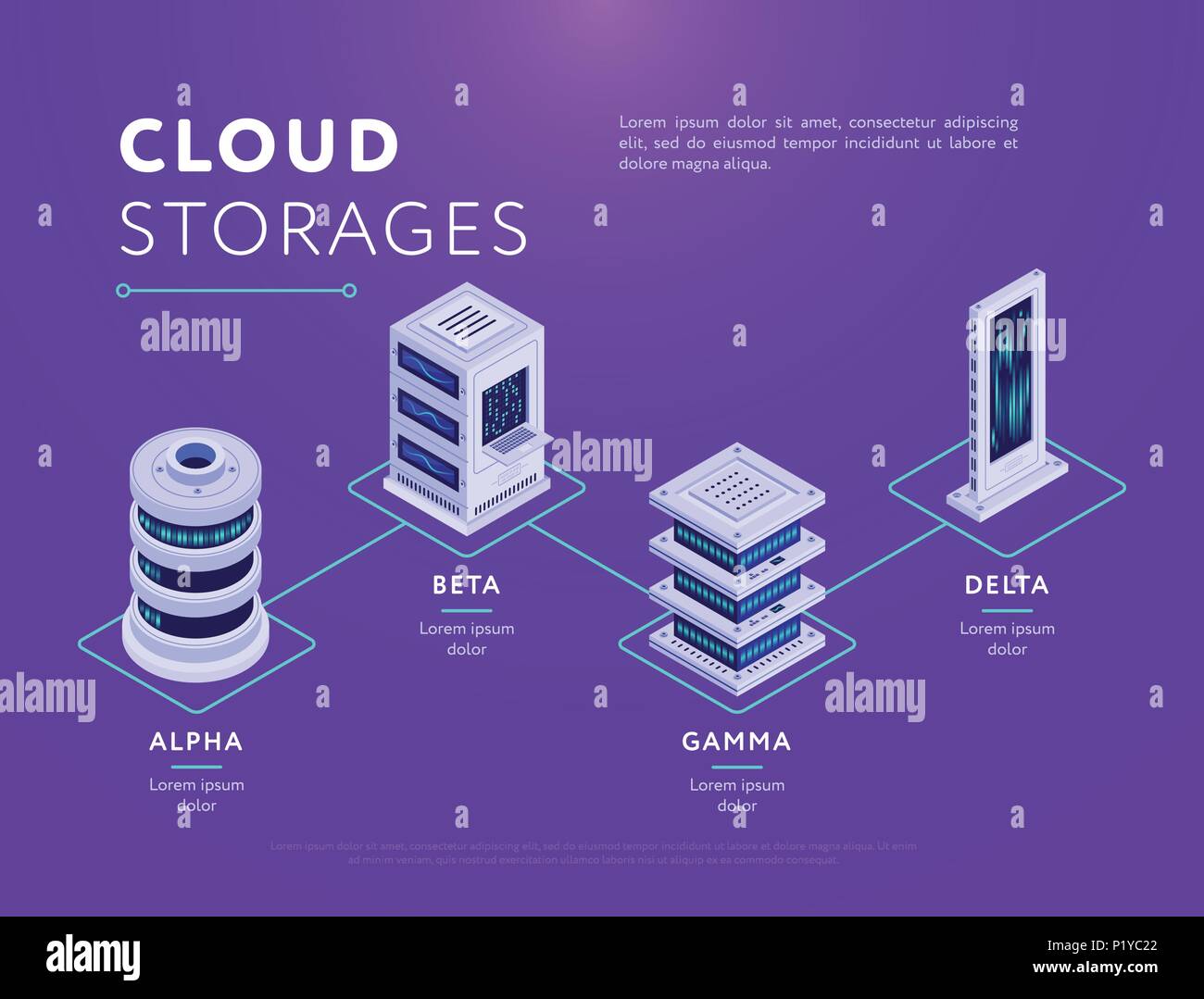 Types of cloud storages on pink Stock Vector Image & Art - Alamy