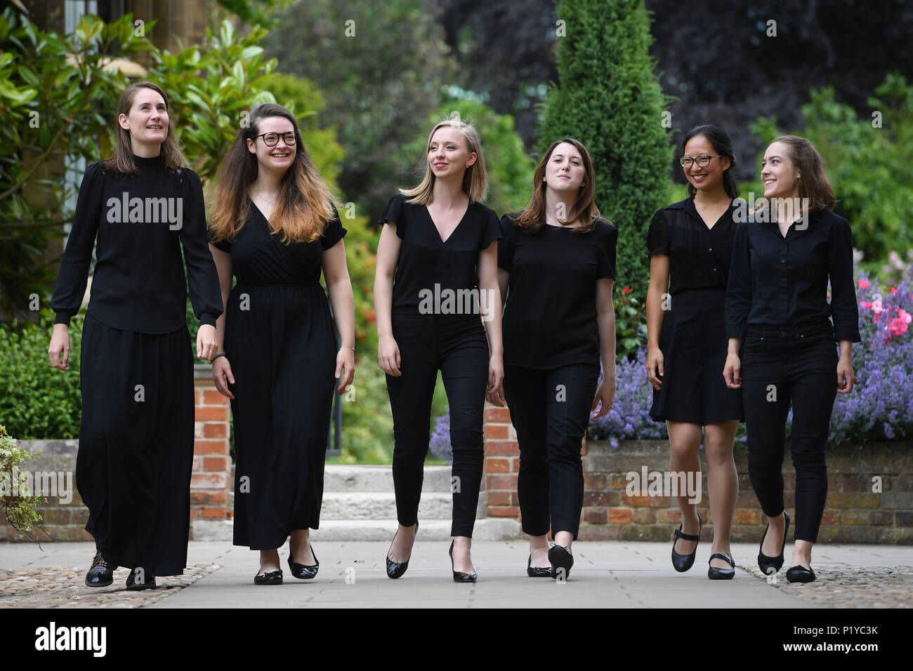 (left to right) Claire Innes-Hopkins, Ellie Carter, Anna Lapwood, Katy ...