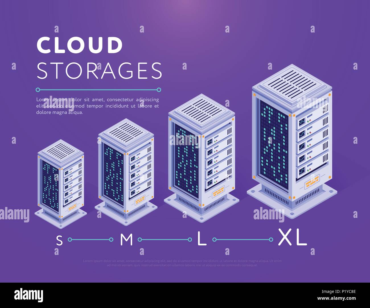 Design of network databases in sizes Stock Vector Image & Art - Alamy