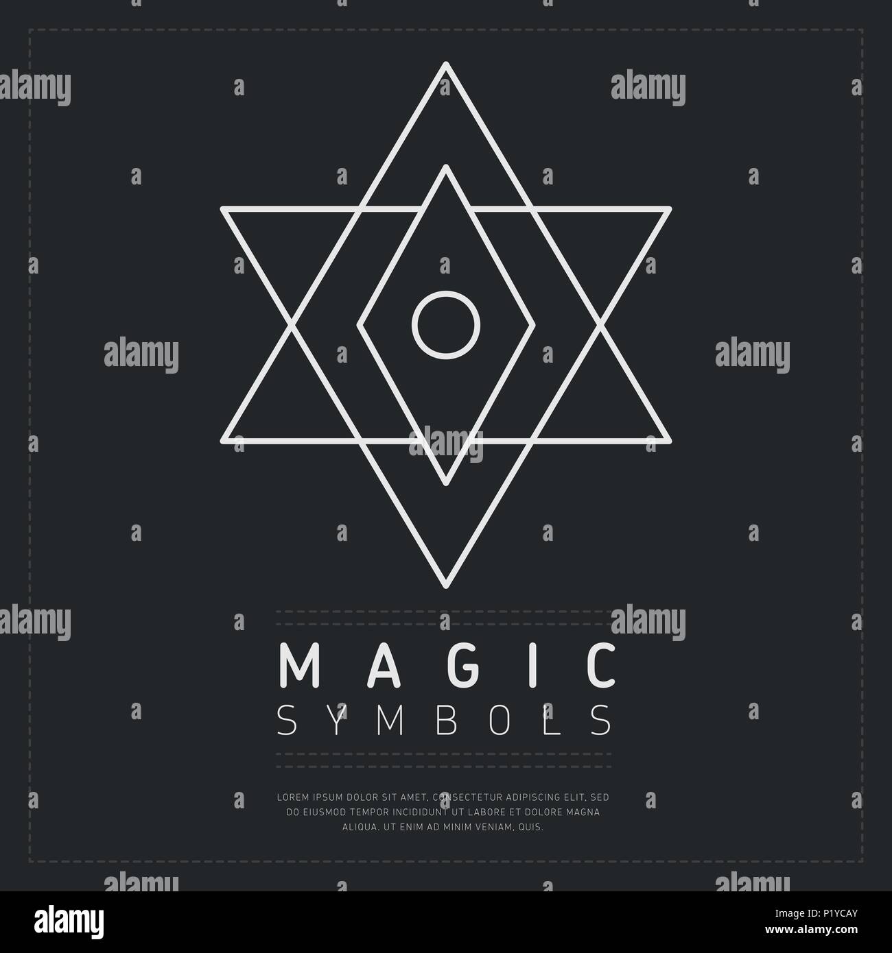 Occult symbol hi-res stock photography and images - Alamy