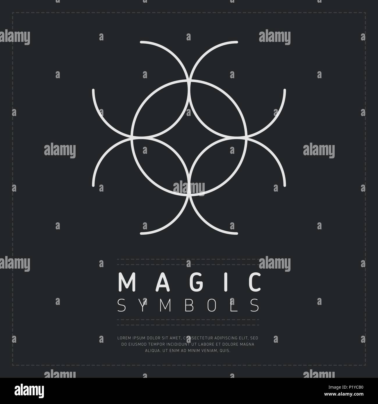 Spiritual power Stock Vector Images - Alamy