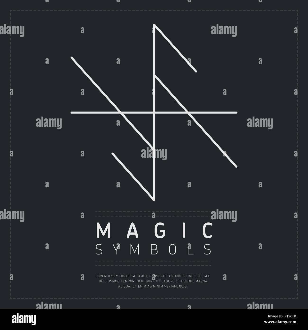 Religious mystery Stock Vector Images - Alamy