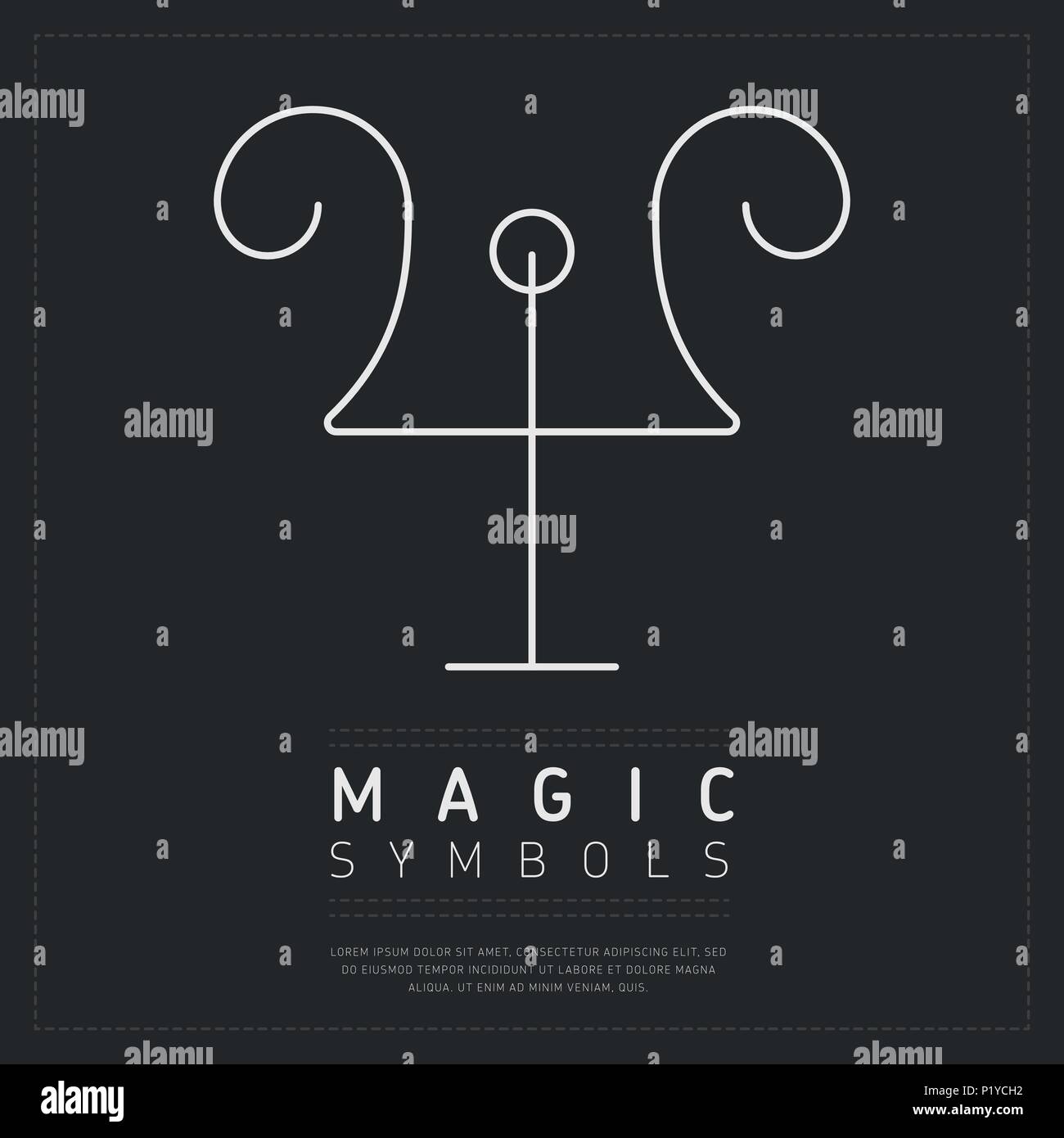 White simple element of magic Stock Vector Image & Art - Alamy