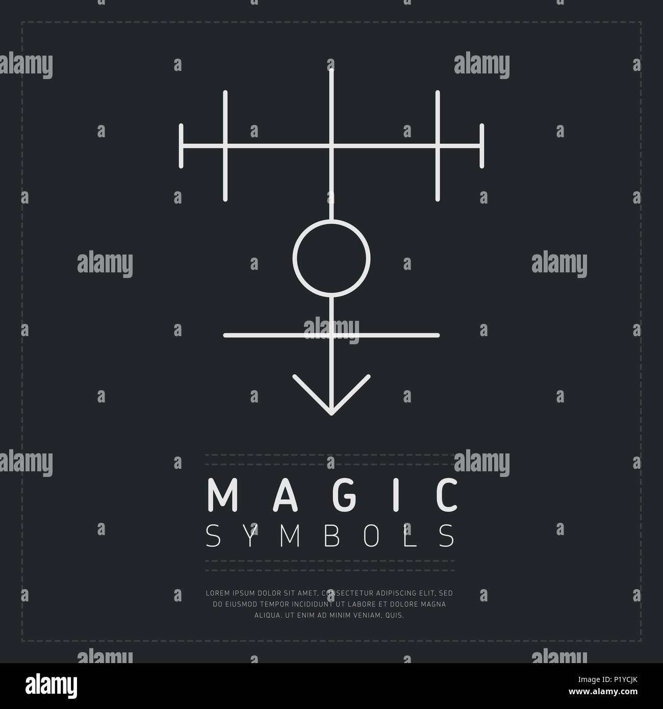 Magic symbol Stock Vector Images - Alamy