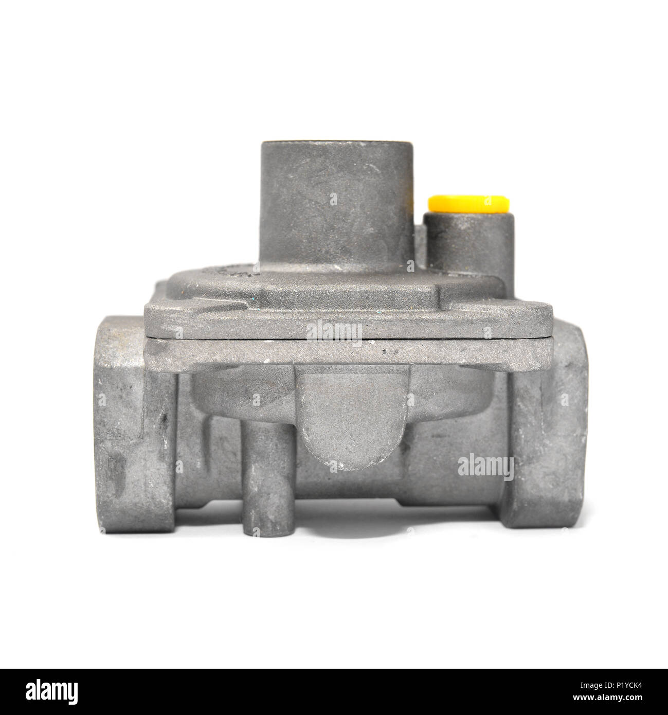 gas pipe joint isolated on white background Stock Photo - Alamy