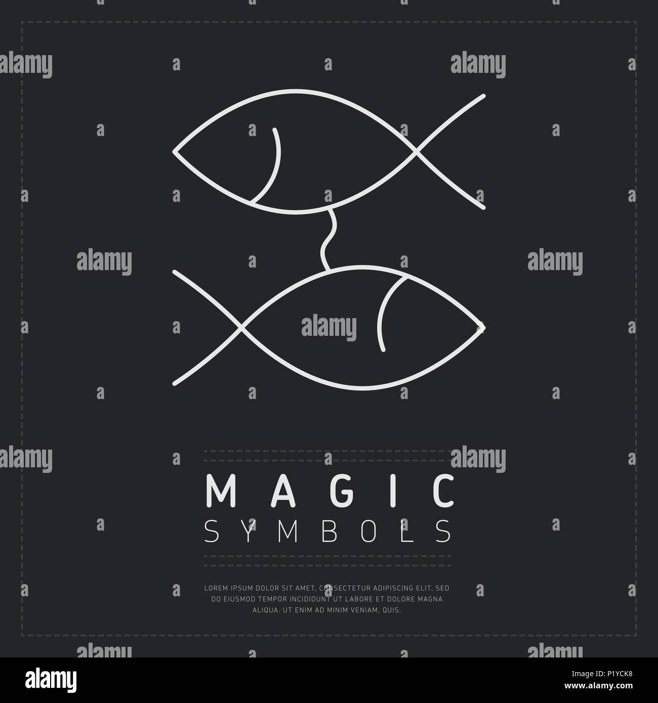 Fish symbols hi-res stock photography and images - Alamy