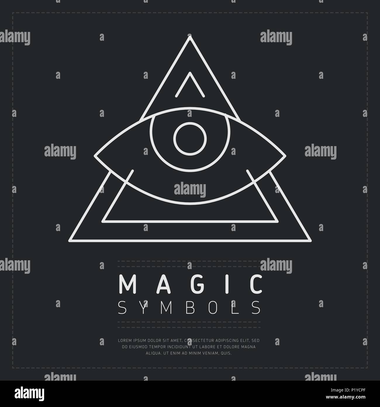 Magic triangle hi-res stock photography and images - Alamy