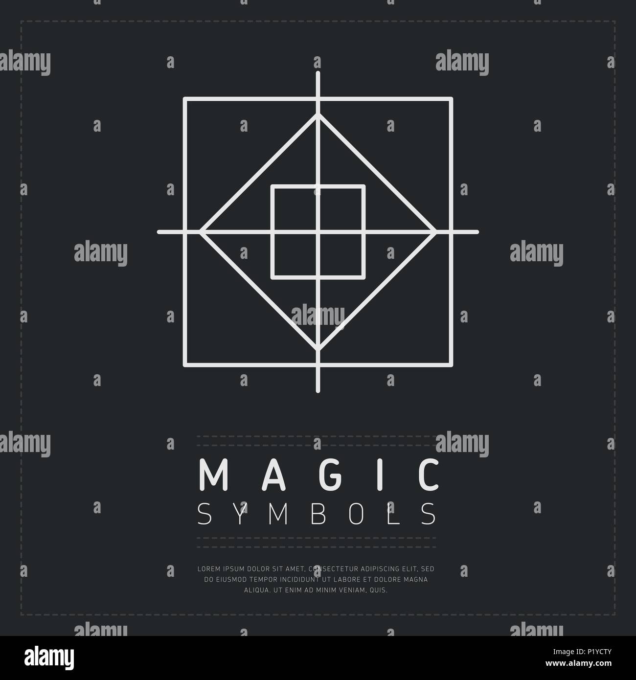 Symbol of magic Stock Vector Images - Alamy