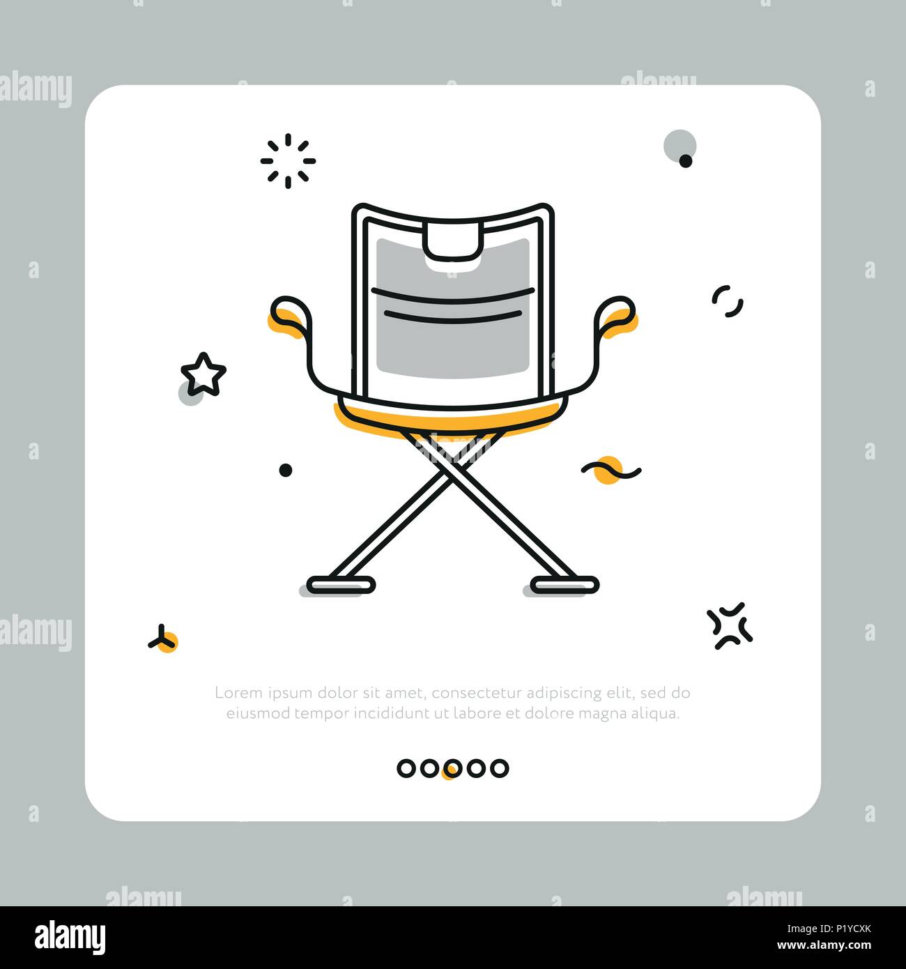 Producer chair icon on white Stock Vector Image & Art - Alamy