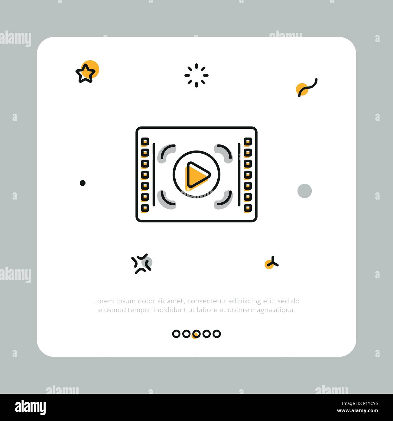 Multimedia option Stock Vector Images - Alamy