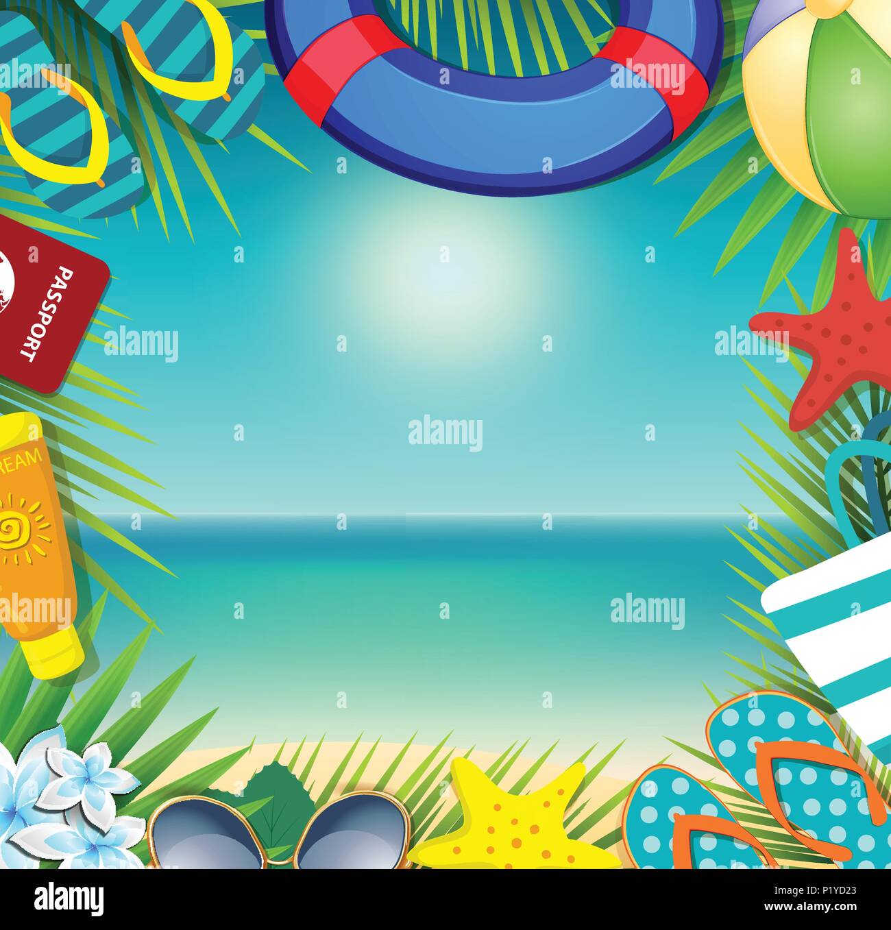 South Beach Vacation Frame