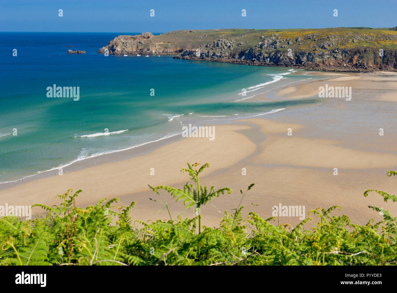France, Brittany, Finistere, the Baie des Trepasses beach, Cap Sizun ...