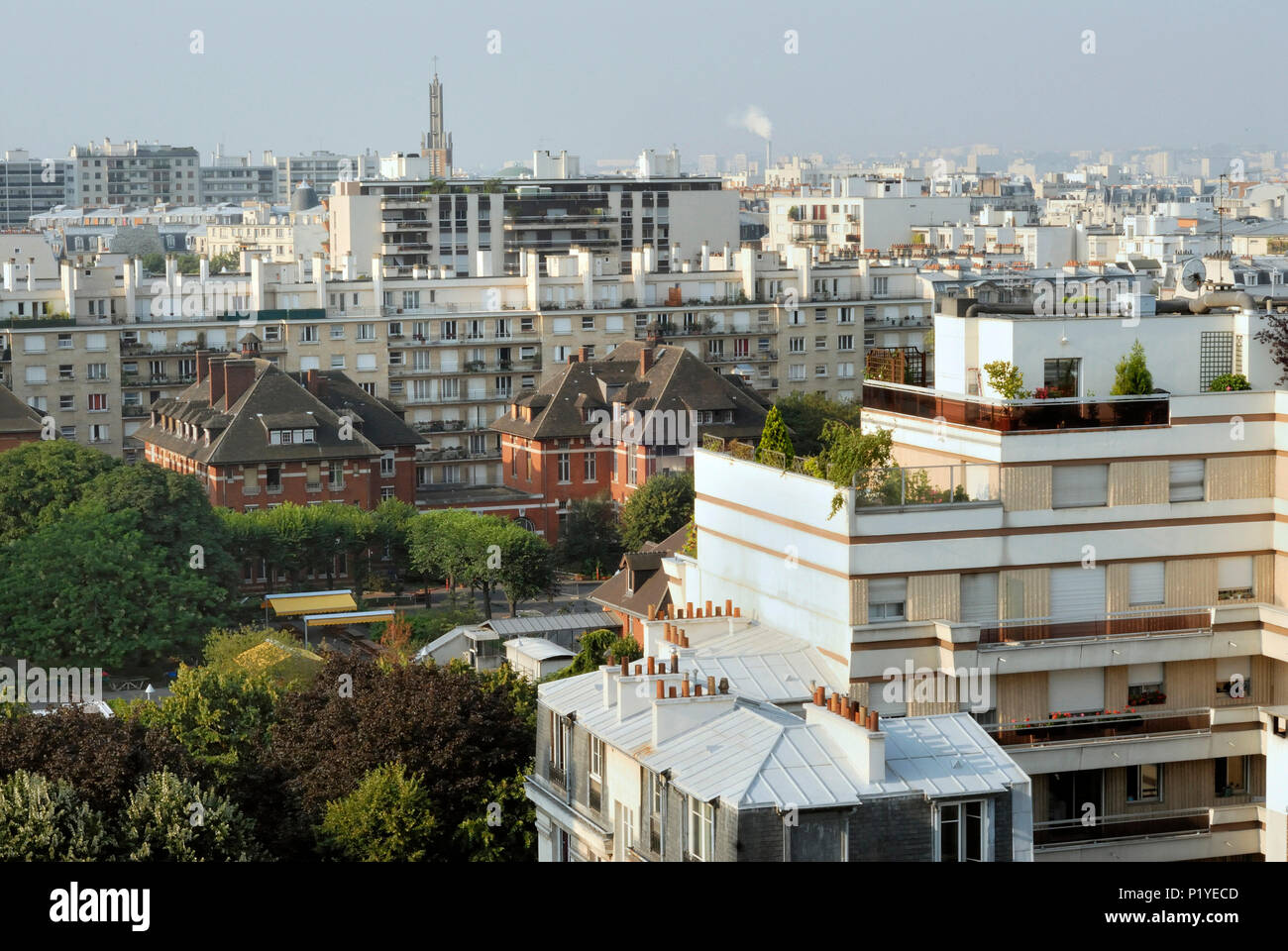 France, Ile de France, Paris, 12th district, panoramic view on ...