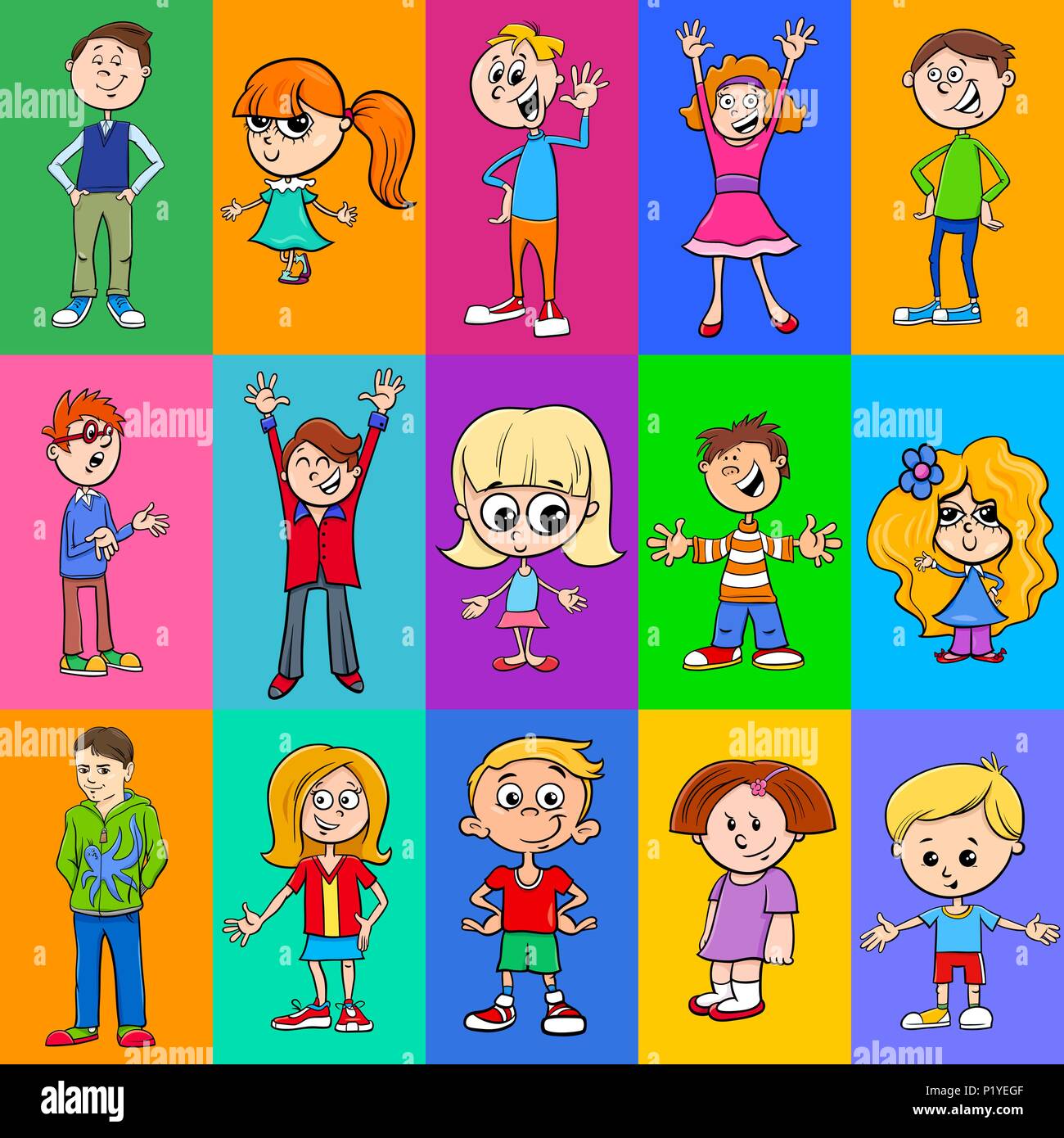 Cartoon Illustration of Pattern or Decorative Paper Design with ...