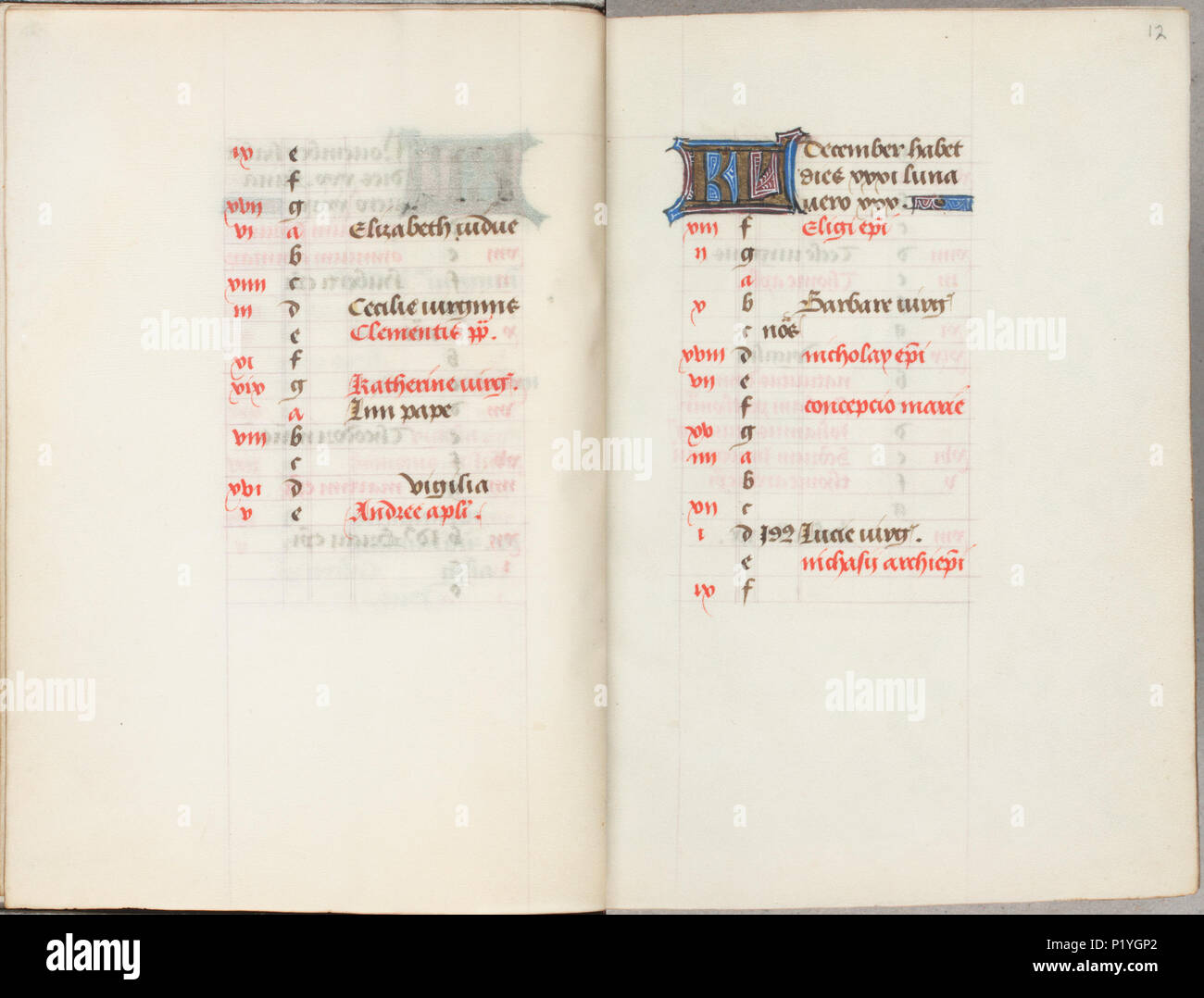 December calendar hi-res stock photography and images - Alamy