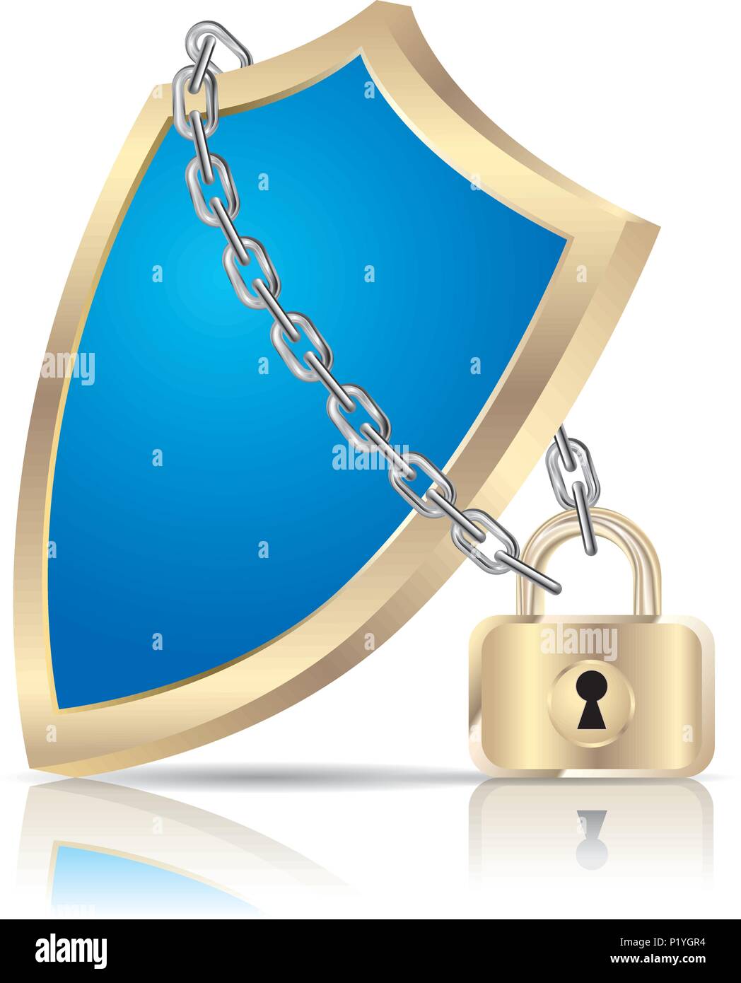 Order of the golden shield Stock Vector Images - Alamy