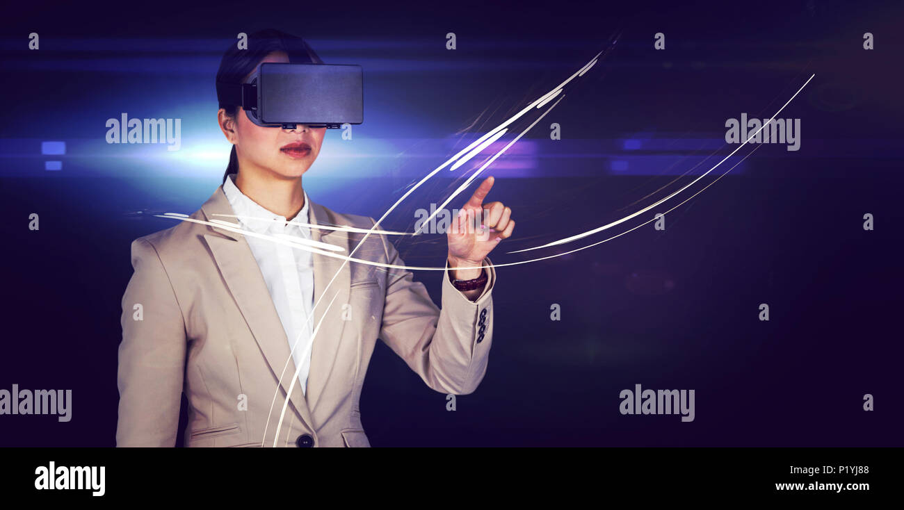 Virtual video glasses hi-res stock photography and images - Alamy