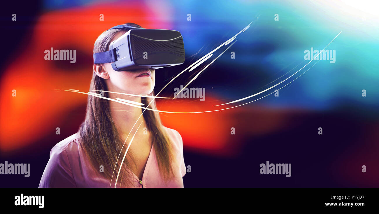 Serious blonde woman glasses hi-res stock photography and images - Alamy