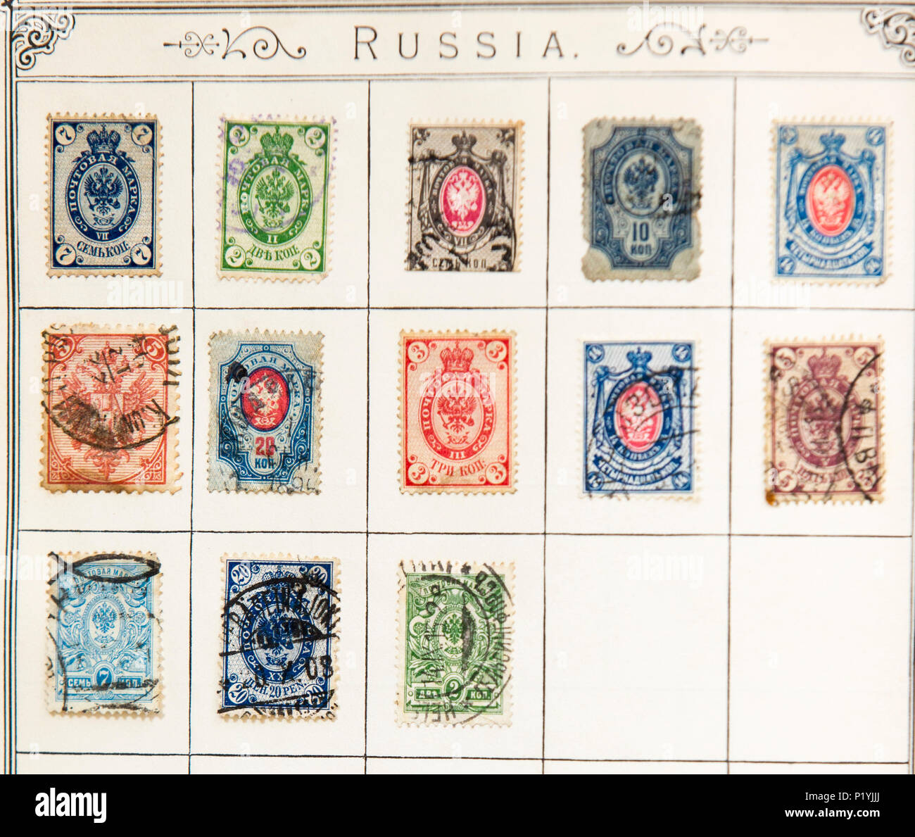 Old stamps hi-res stock photography and images - Alamy