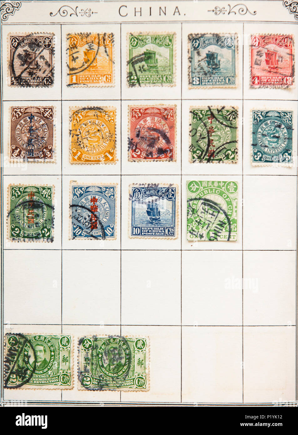 Stamp collecting china hi-res stock photography and images - Alamy