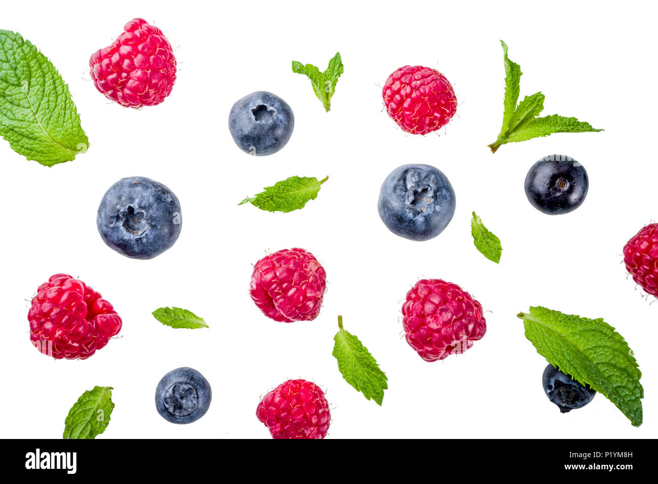 Creative layout, background, with fresh berries, simple pattern on ...