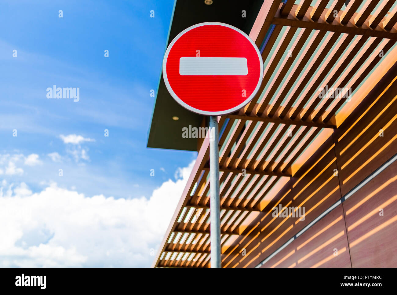 Traffic sign is forbidden Stock Photo - Alamy