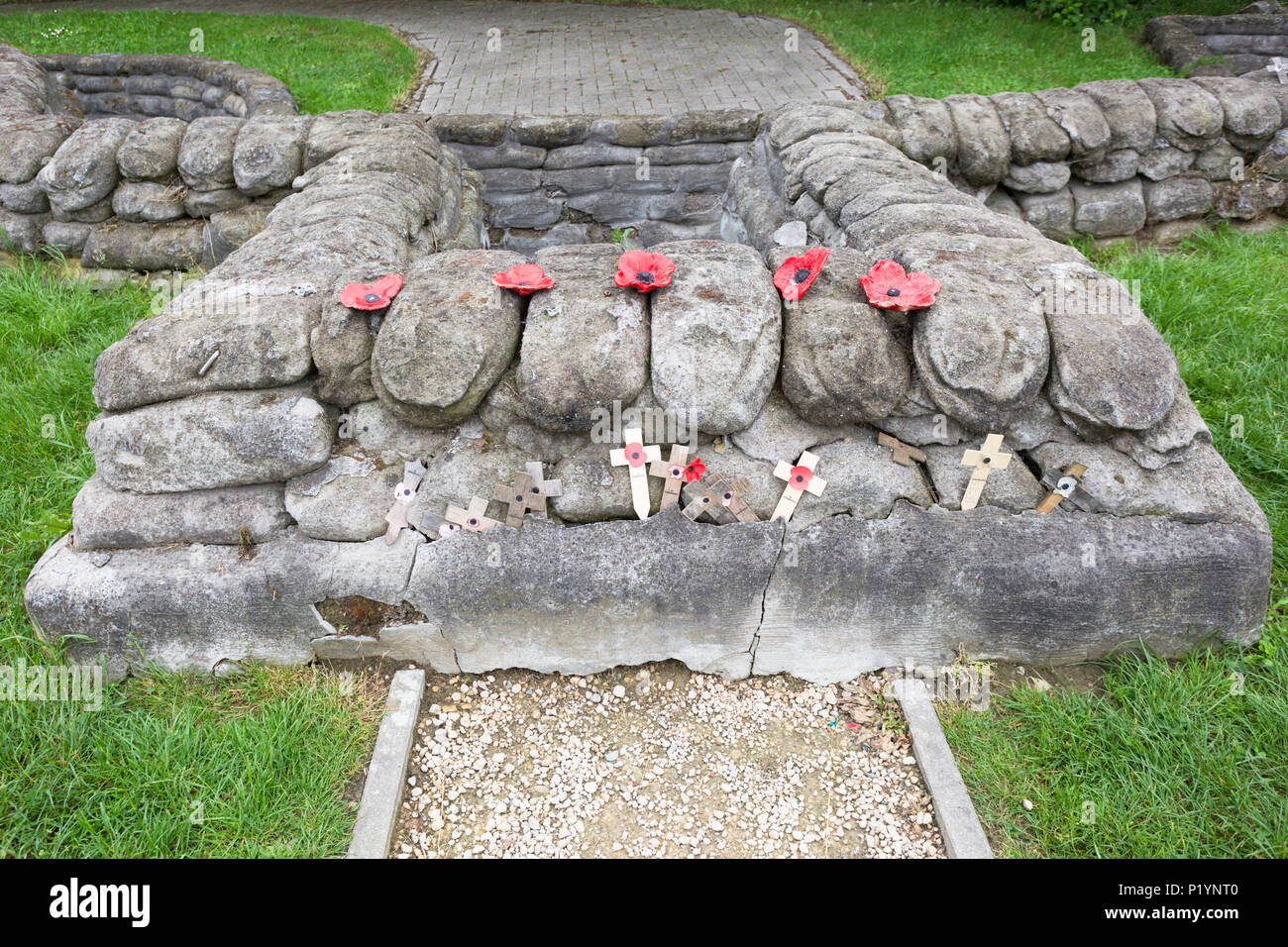 World war i trenches system hi-res stock photography and images - Alamy