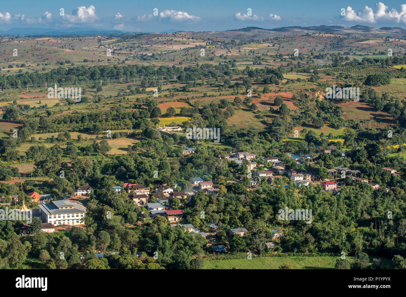 Shan state landscape hi-res stock photography and images - Alamy