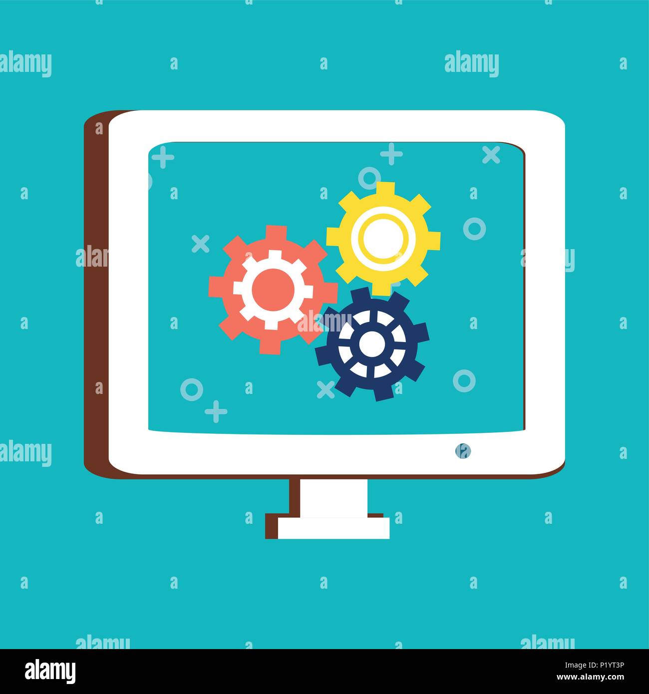 Frame on wheels Stock Vector Images - Alamy