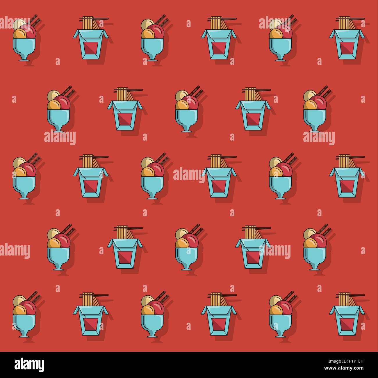 Food and restaurant background Stock Vector Image & Art - Alamy
