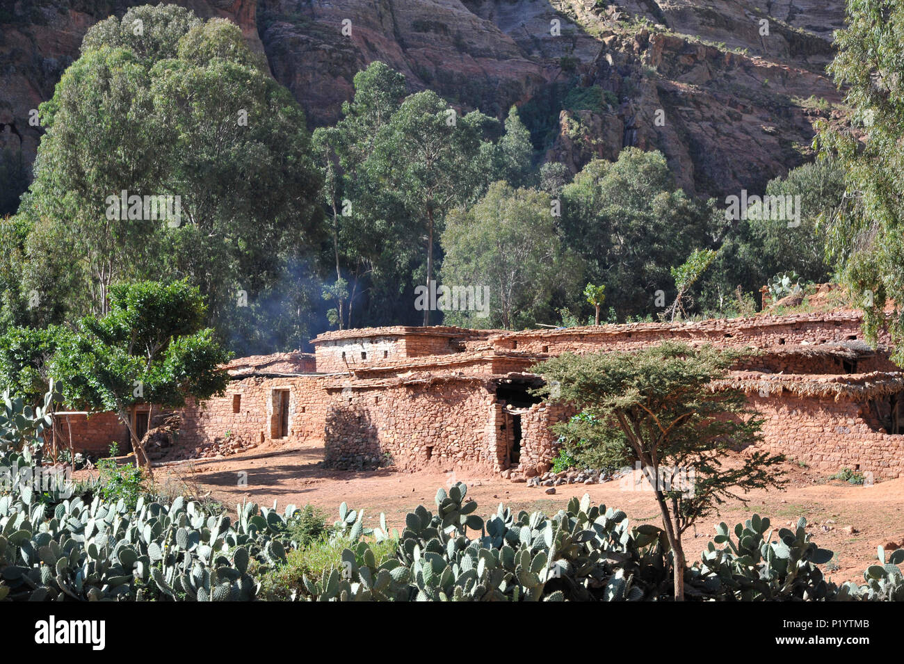 Ethiopia, Tigray area, traditional stone houses Stock Photo - Alamy