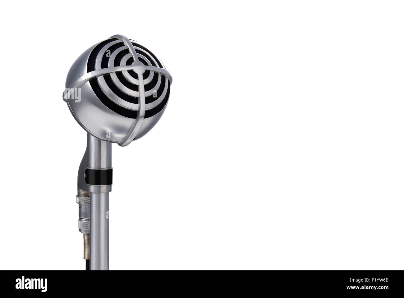 1950s singing microphone Cut Out Stock Images & Pictures - Alamy
