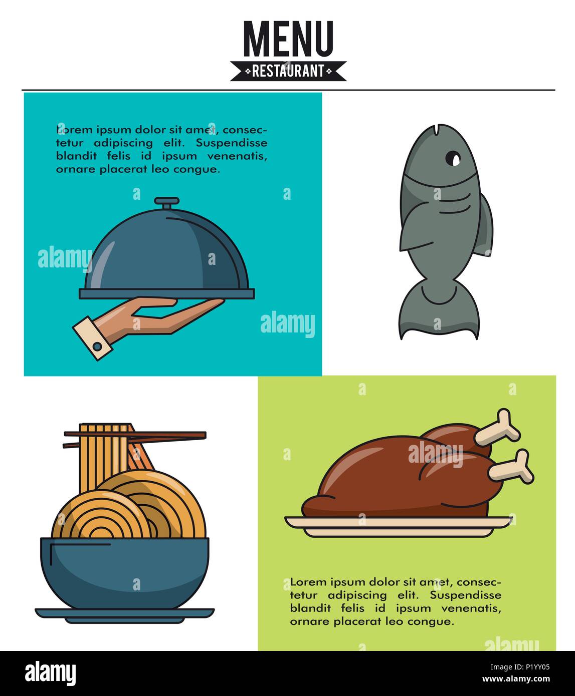 Restaurant food music and beer Stock Vector Image & Art - Alamy